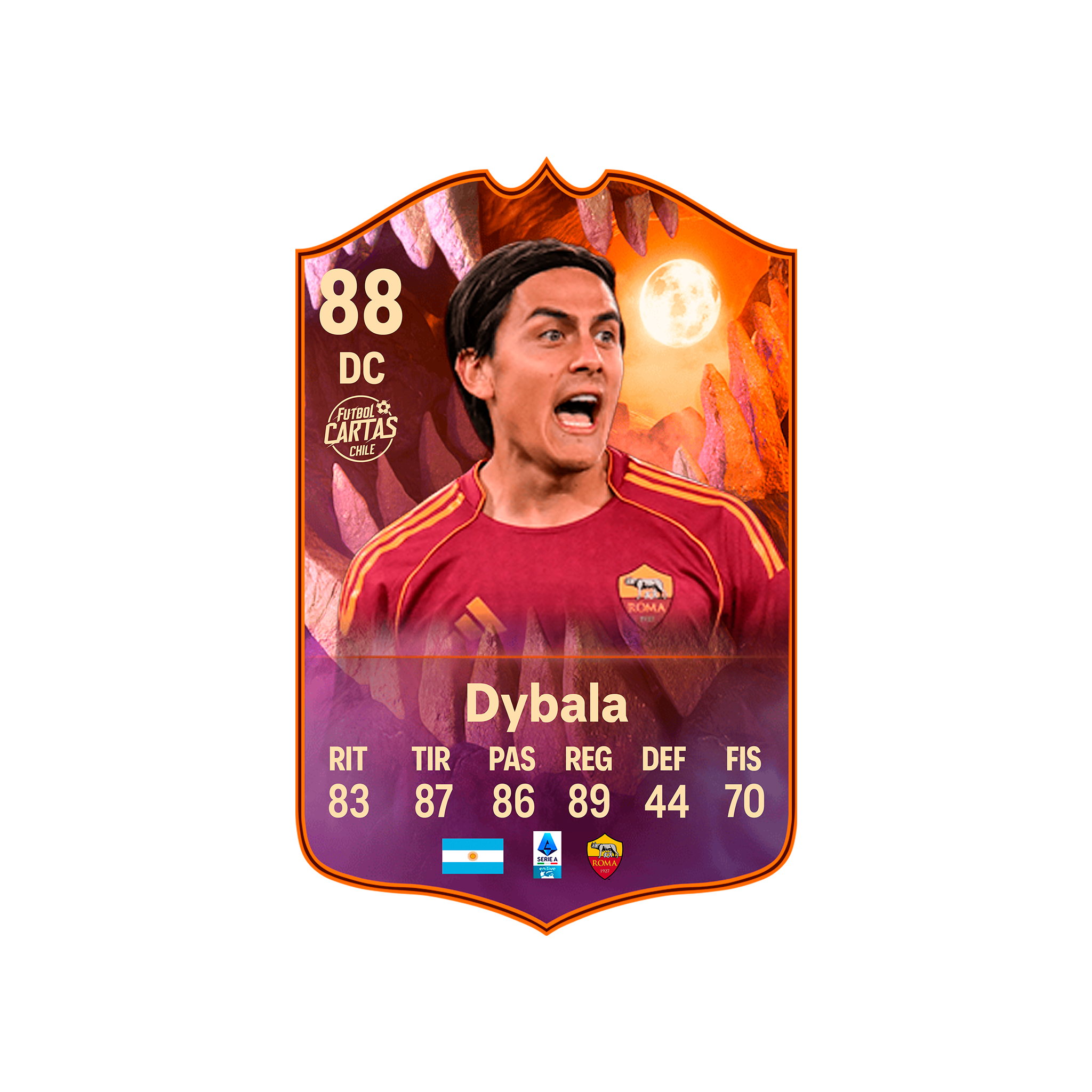 CARTA DYBALA - SCREAM FC26 – Futbol Cartas Chile